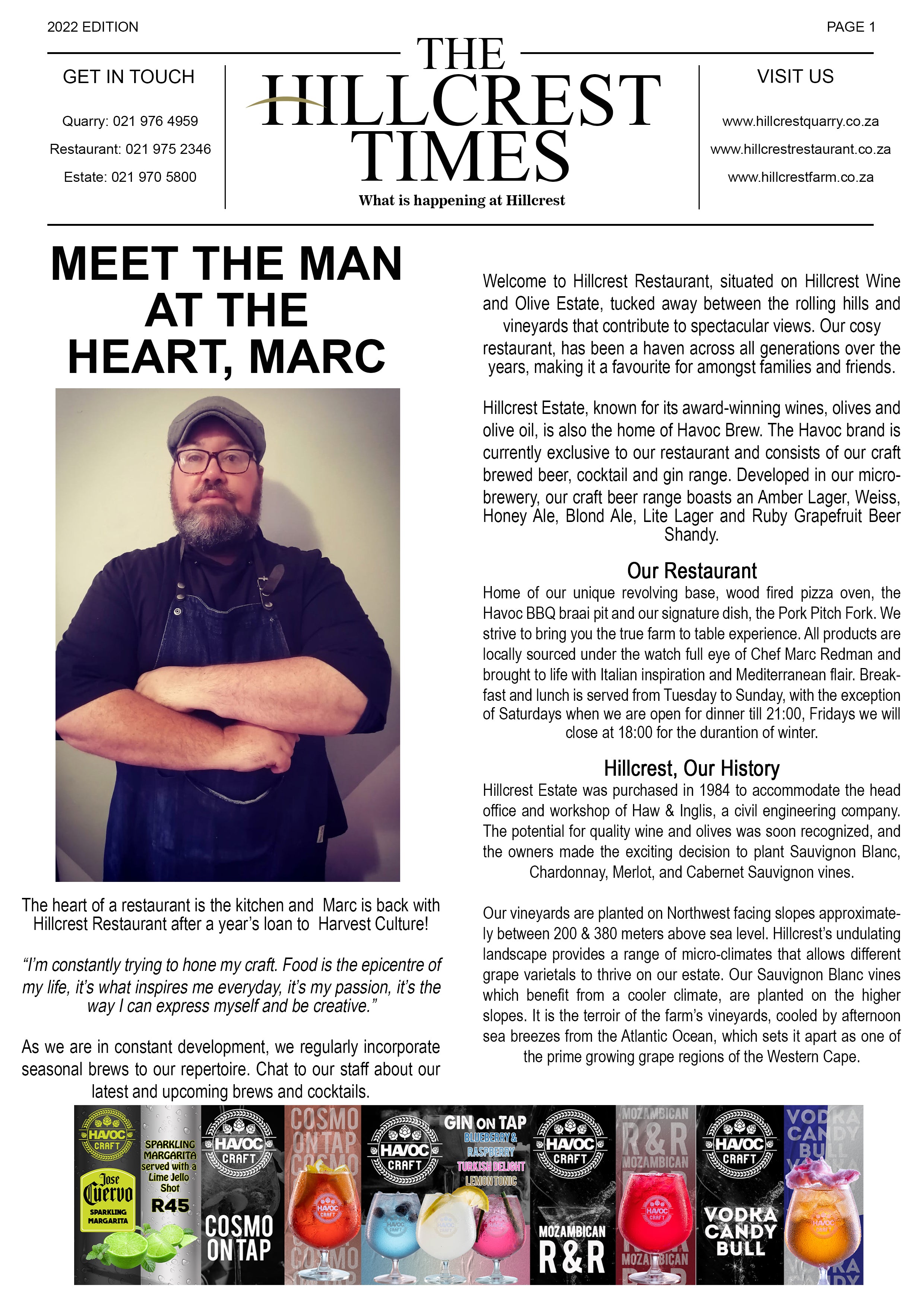 Our Menu – Hillcrestfarm